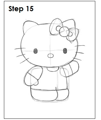 Comment dessiner Hello Kitty étape par étape - Boutique Hello Kitty | vêtements, accessoires ...